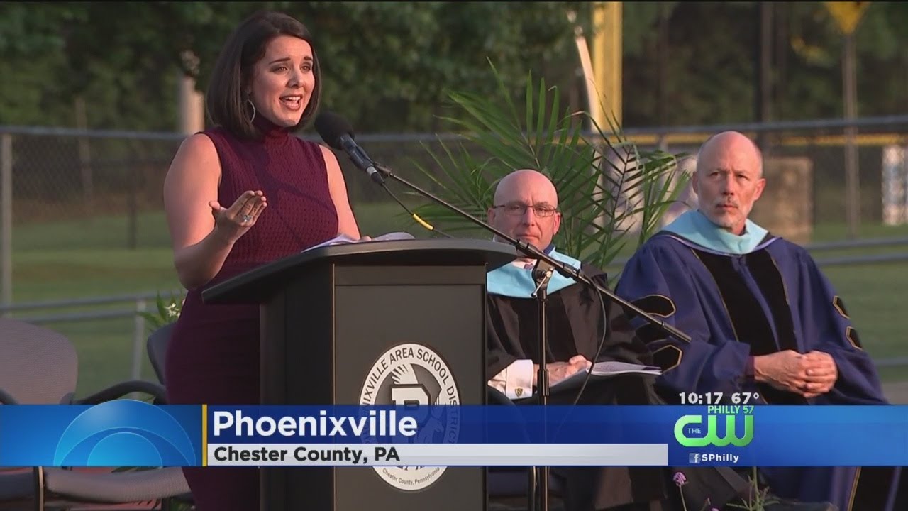 Phoenixville Area High School Welcomes Back Alum For Commencement ...