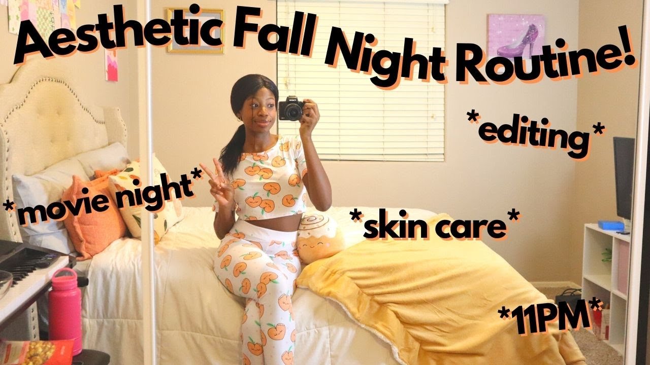 My Aesthetic Fall Night Routine 2022 | Cidrina Faith - YouTube