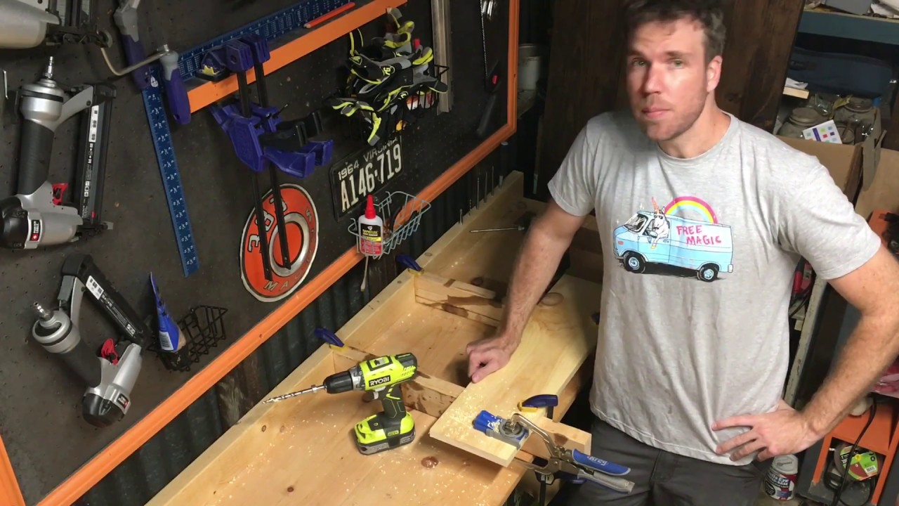 Lazy Guy DIY Tip of the Day: Kreg Jig Block Party - YouTube
