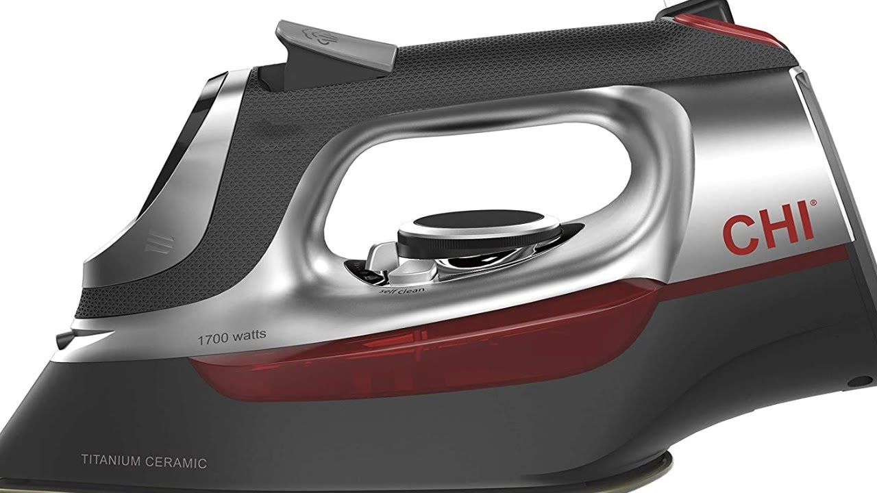 CHI Steam Iron for Clothes with Titanium Infused Ceramic Soleplate ...