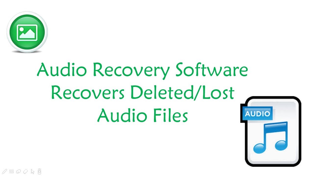 How to Recover Deleted Or Lost Audio Files - YouTube