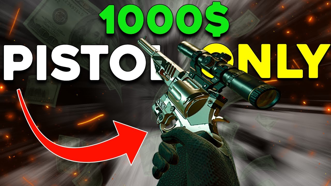 $1,000 Pistol ONLY Challenge - YouTube