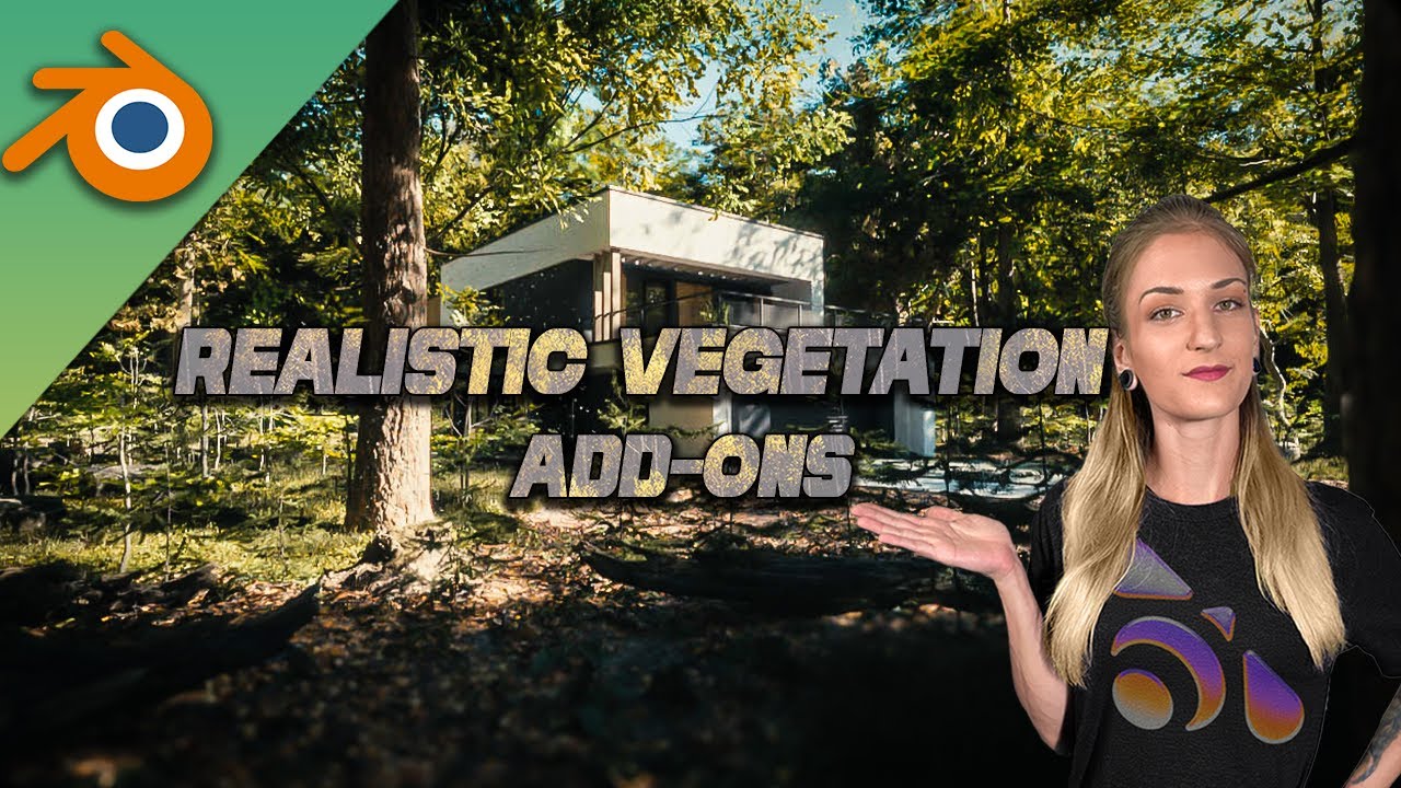 Top Blender Vegetation add-ons | Superhive Spring Sale - YouTube