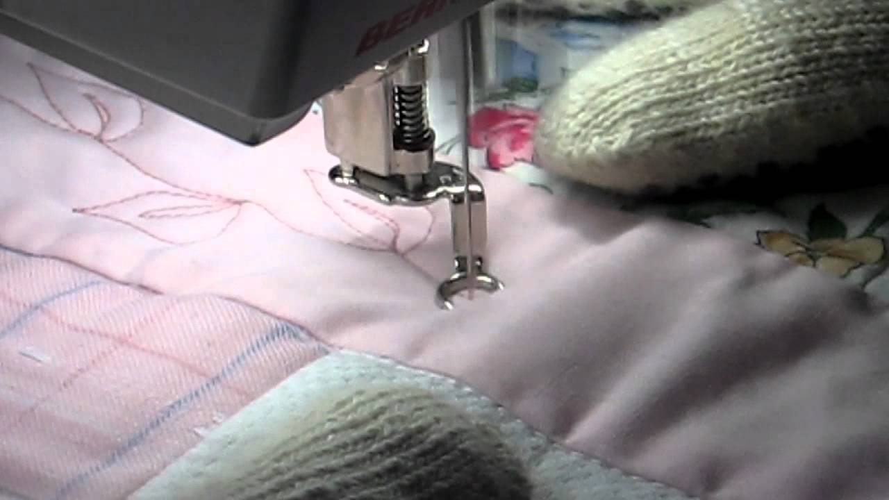 Quilting Guarda de hojas - YouTube