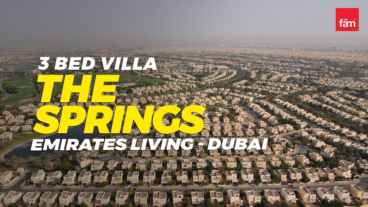Stunning 3 Bed Villa in The Springs 6, Emirates Living - Dubai - YouTube