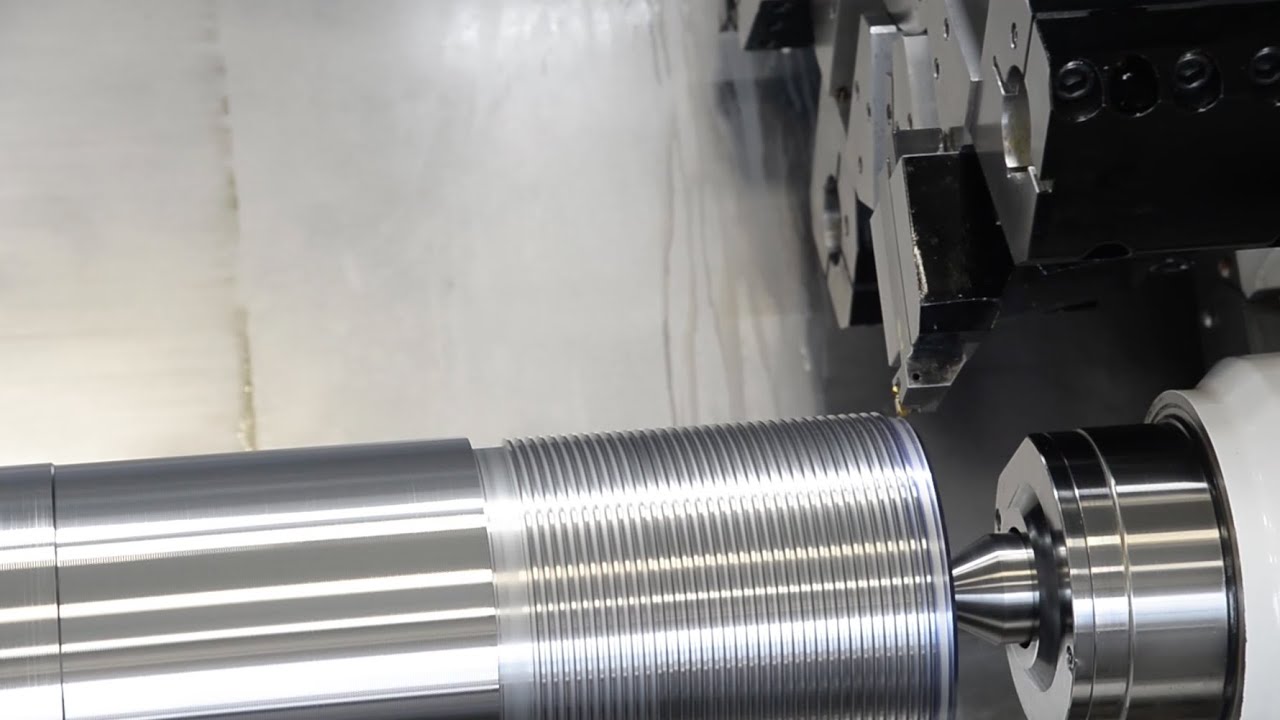 SLANT TURN 550 Thread Speed Override Demonstration - YouTube