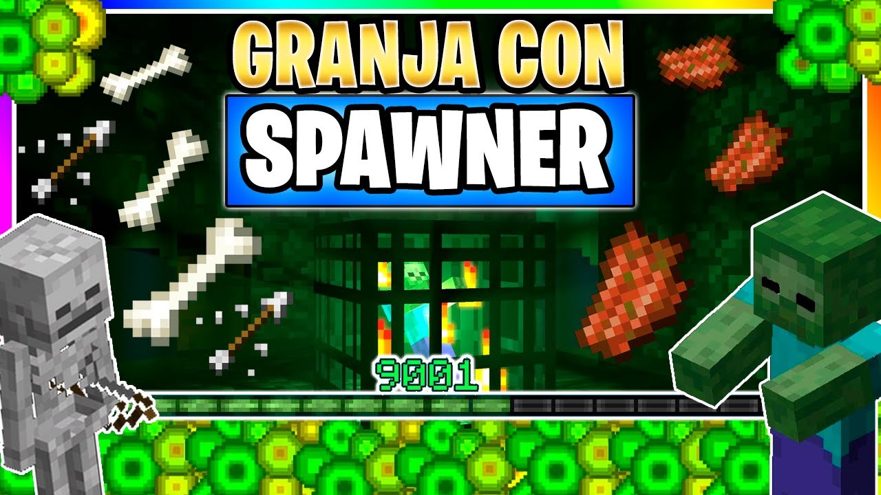 *Tutorial*🟢GRANJA XP con SPAWNER en MINECRAFT 2025🟢 - YouTube
