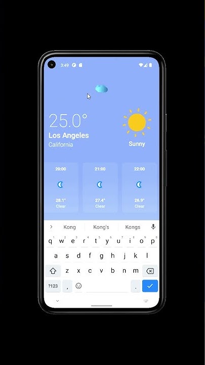 Weather App using Flutter - YouTube