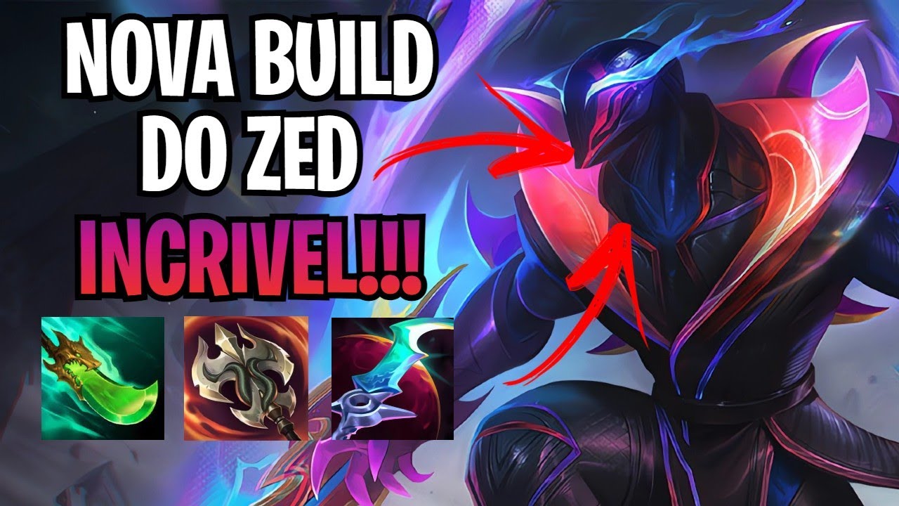 Nova Build do Zed (Shojin está OP) - League of Legends - YouTube
