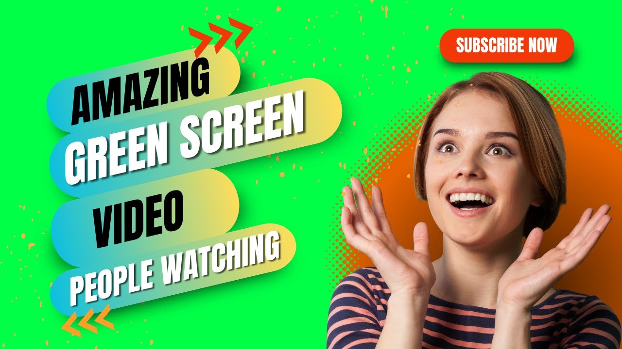 Green Screen People Watching Beautiful Effect (Instant Result)! - YouTube