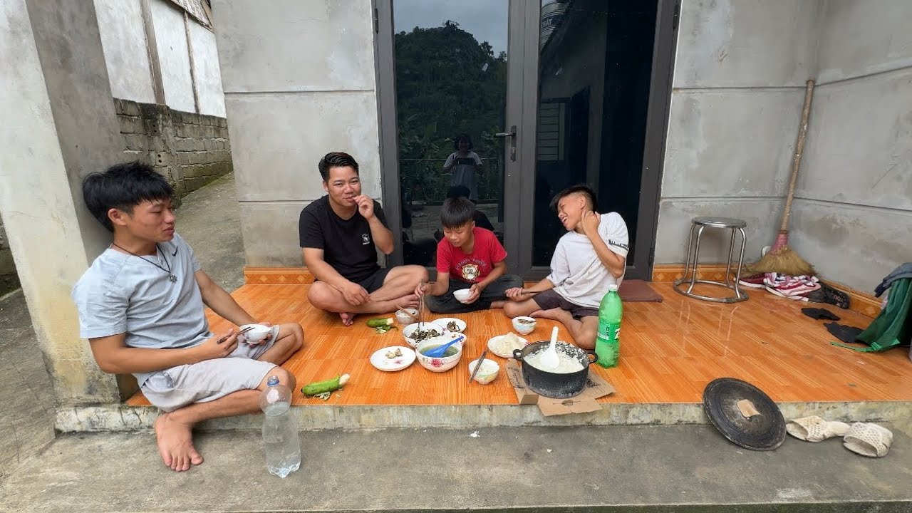 BỮA SÁNG CÙNG 3 ANH EM SÈNG MÙA CHỨ, CÓ CÁ CÓ ẾCH, CÓ CHIM TỐI QUA ĐI ...