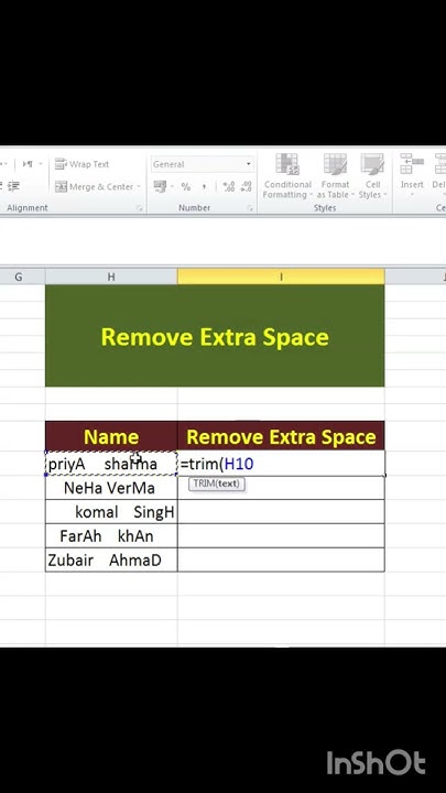 Trim function #excel #exceltips #exceltutorial #exceltricks #computer #msexcel #exceltraining ...