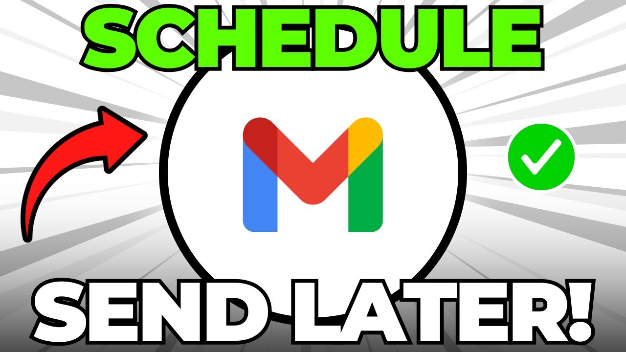 How to Schedule an Email to Send Later in Gmail - YouTube