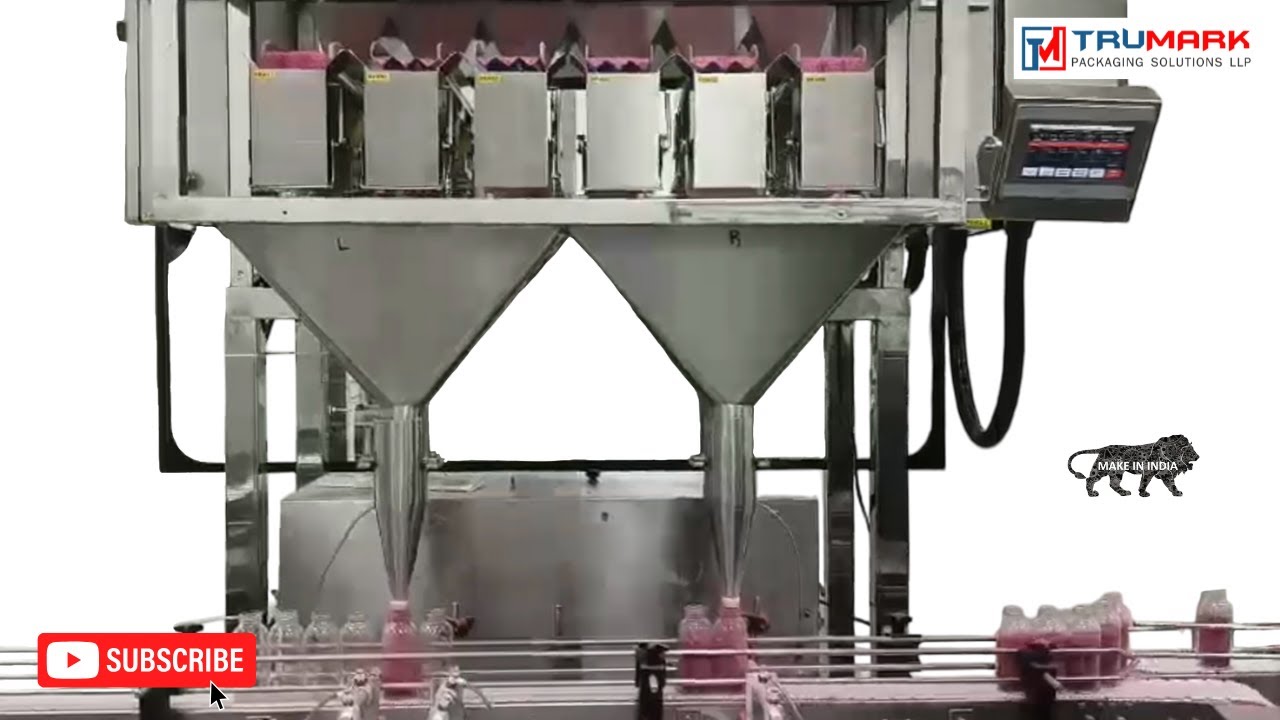 6-Head Granule Weigh Filler | Automatic Linear Vibratory Filling ...