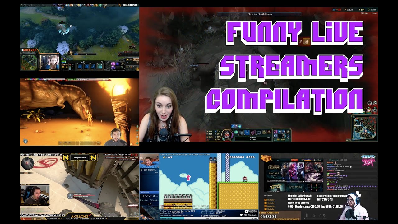 Funny Twitch Live Streamers Compilation - YouTube