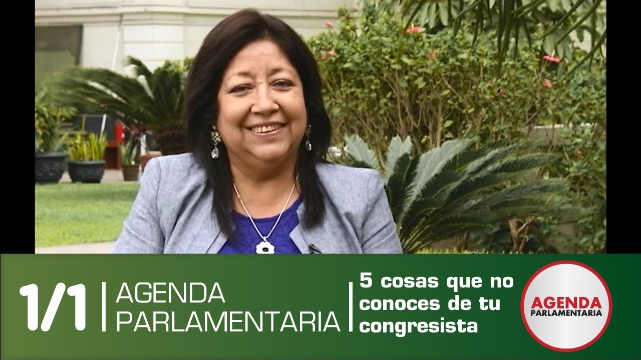5 cosas que no conoces de tu congresista: María Elena Foronda - YouTube