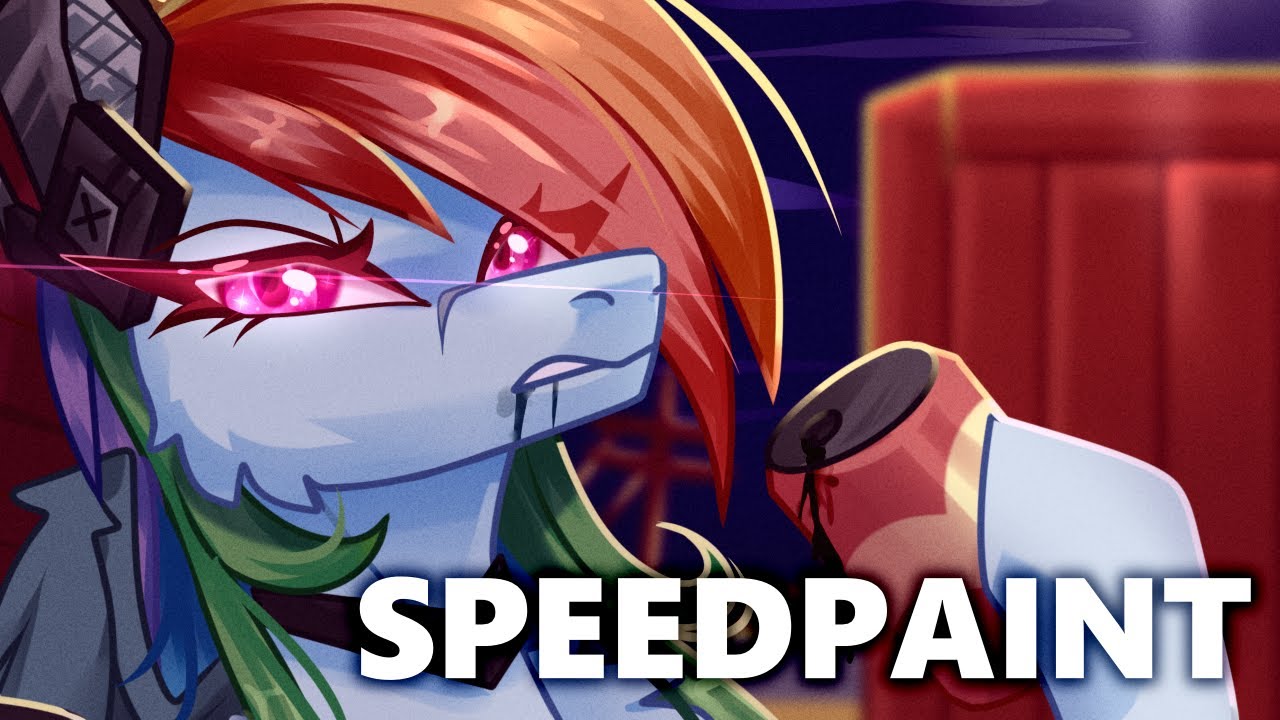 Rainbine 2.0 REDRAW - MLP Speedpaint - YouTube