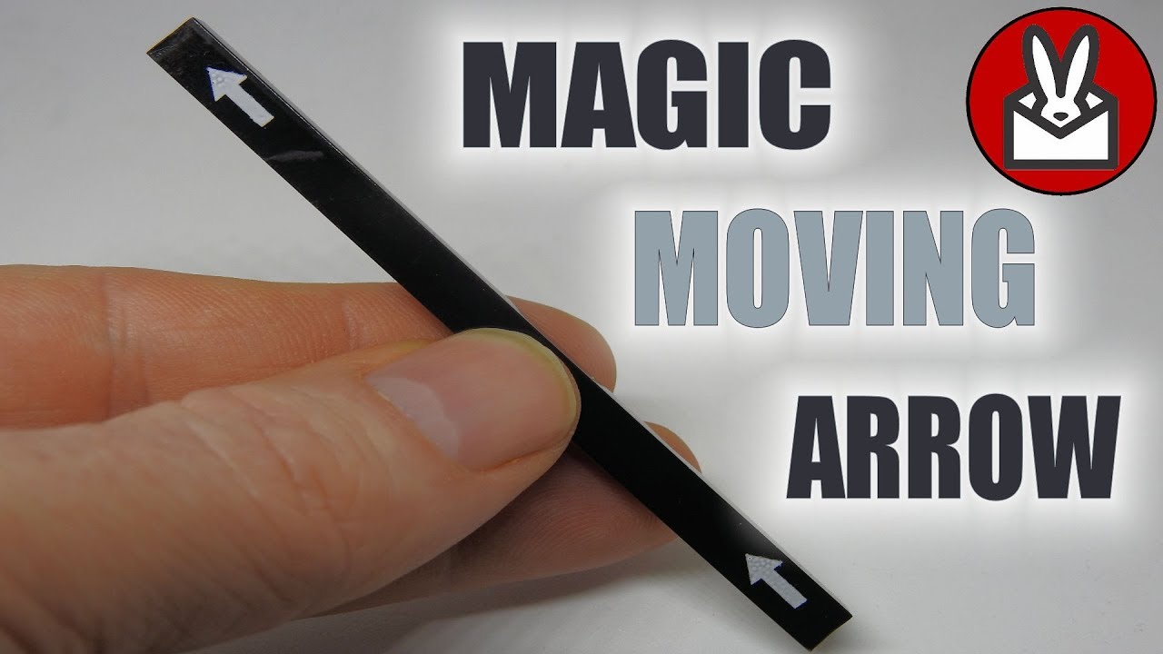 Moving Arrows Magic Stick Paddle Trick - YouTube