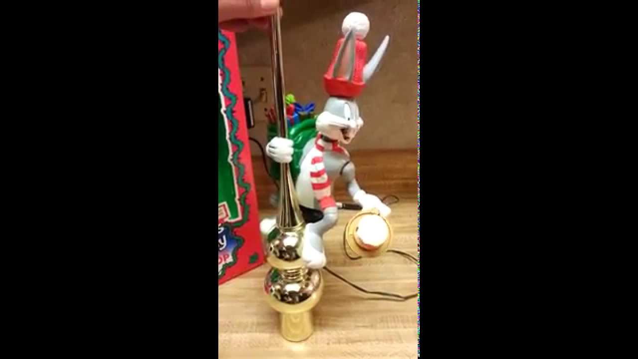 Mr Christmas Bugs bunny tree topper - YouTube