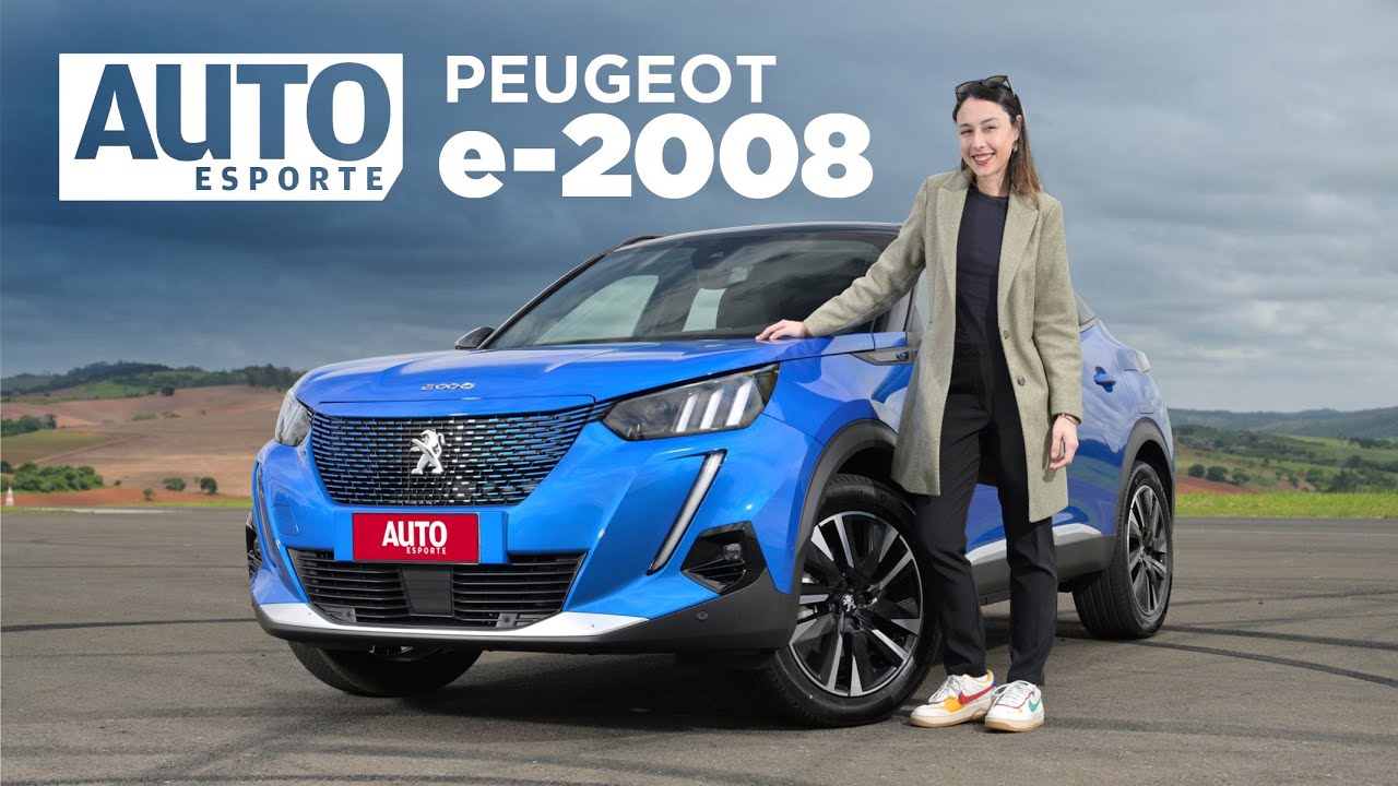 Peugeot e-2008 é moderno e quer ser SUV elétrico popular, mas custa R$ 260 mil - YouTube