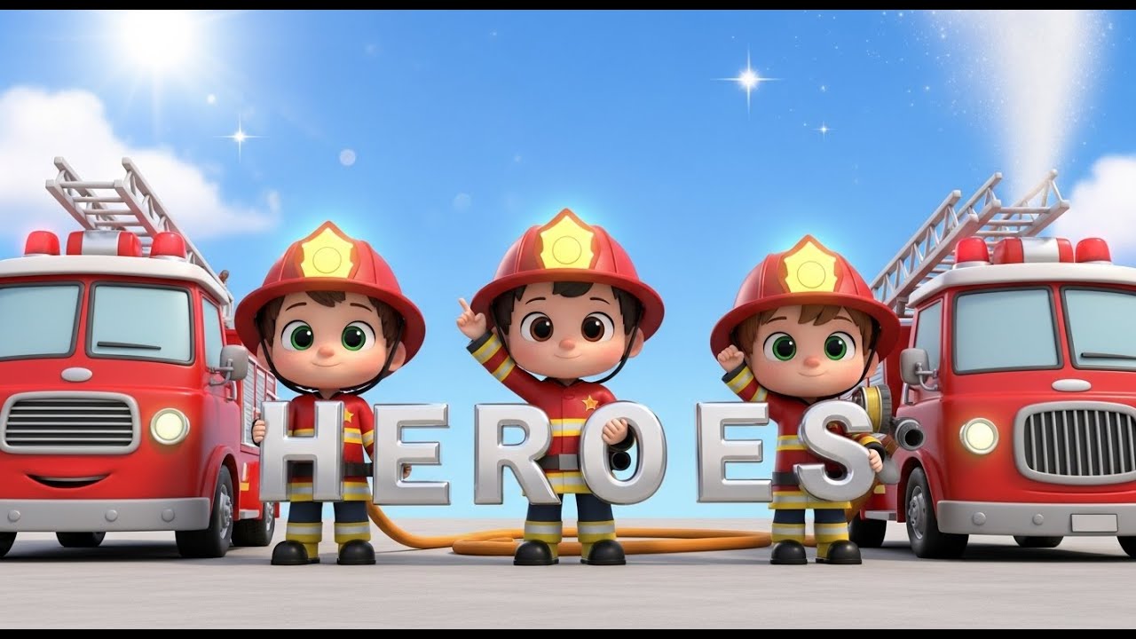Learn A to Z with Firefighters and Heroes 🚒🧯🦸‍♂️ | ABC Learning Video ...