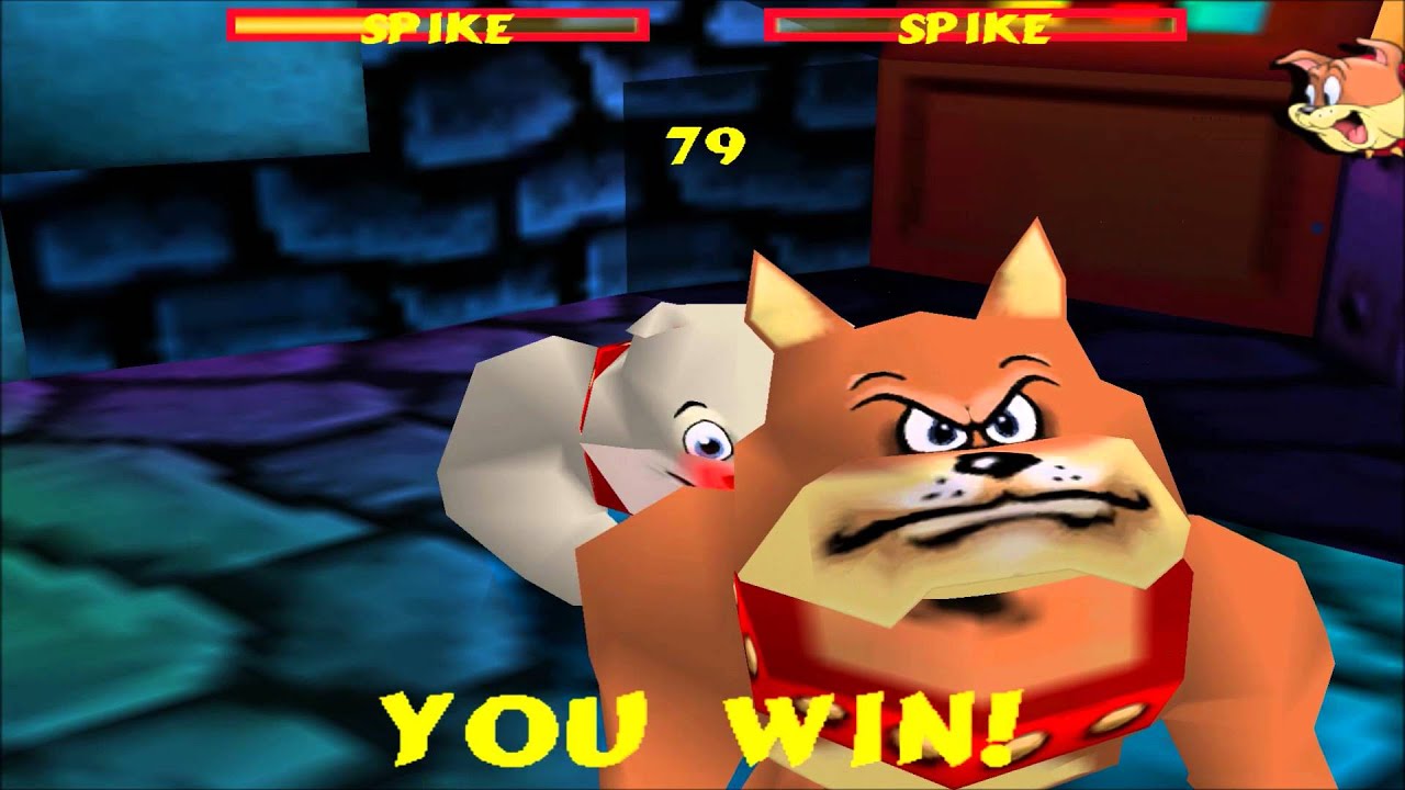 Tom and Jerry Fists of Furry - Spike vs. Spike Fight Gameplay HD - YouTube