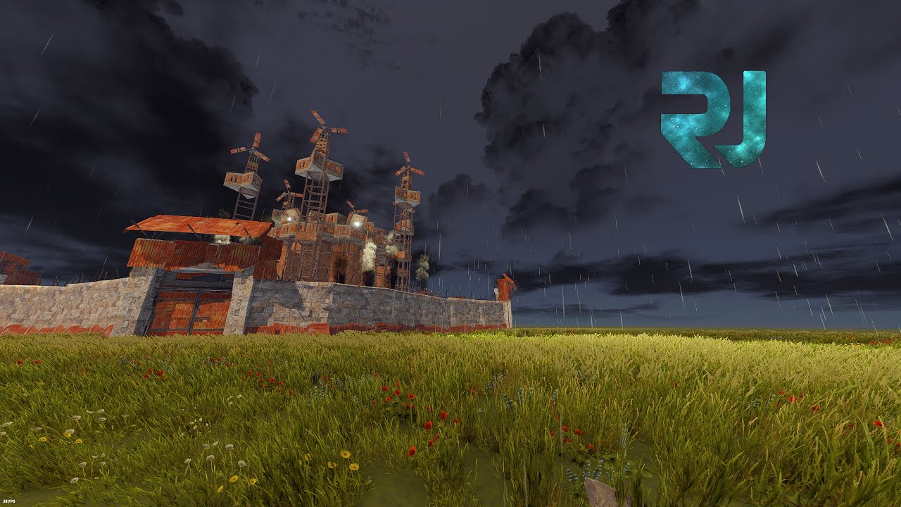The only base you will need this force wipe | Rust | Base showcase ...