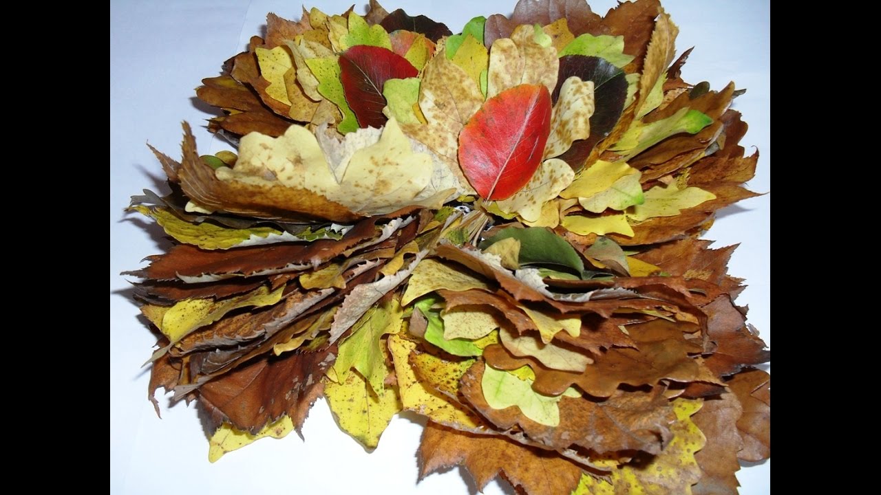 Fall Decorating Ideas - DIY Leaf Decorations - YouTube