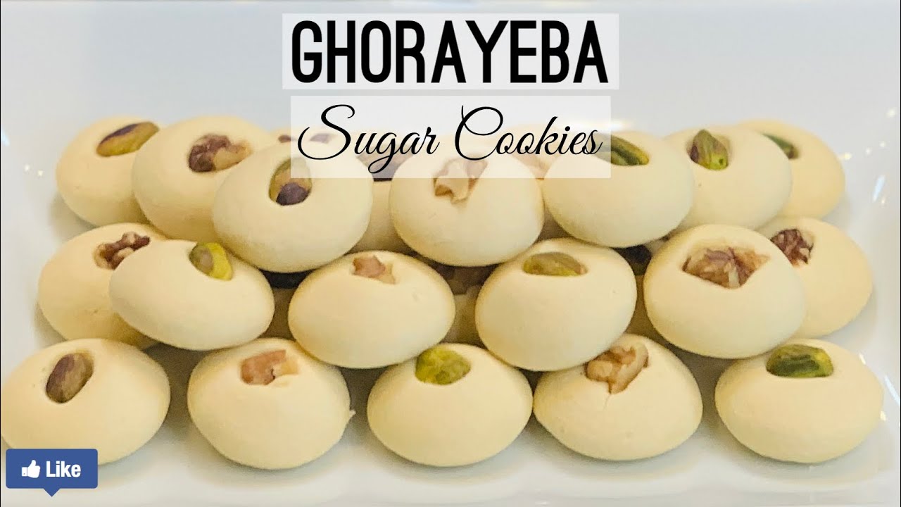4 ingredients sugar cookie “GHORAYEBA” that will melt in your mouth !😋 ...