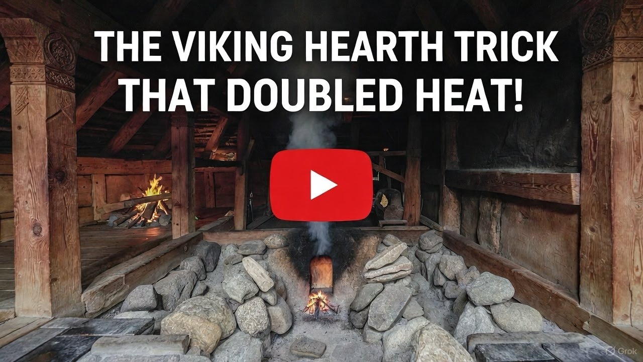 The Viking Hearth Stone Setup That Heated Homes Twice as Fast - YouTube