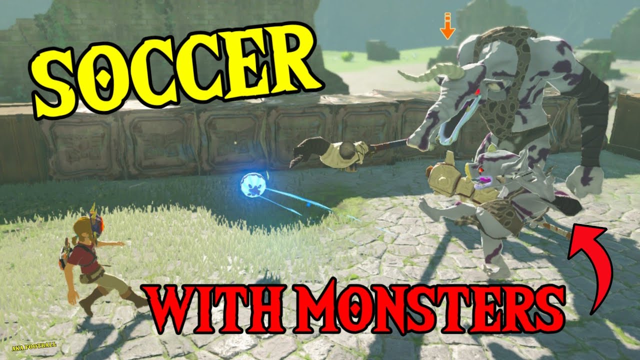 Playing BOMB SOCCER With Monsters! | Zelda: Breath of the Wild - YouTube