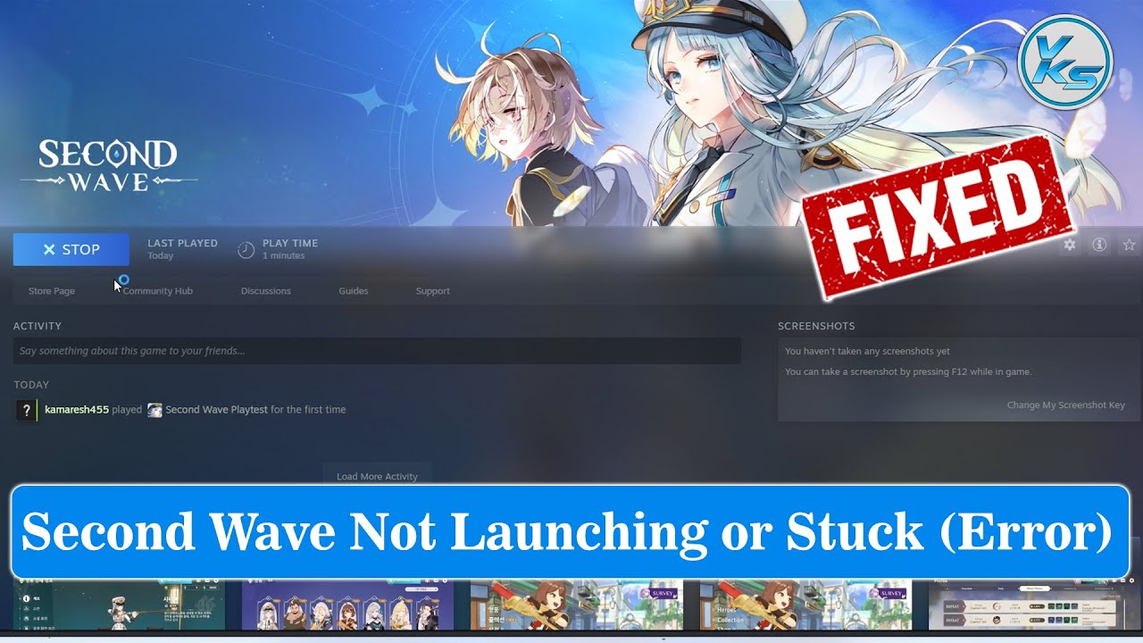 How To Fix Second Wave Launching The Game Failed, Black Screen, Not ...