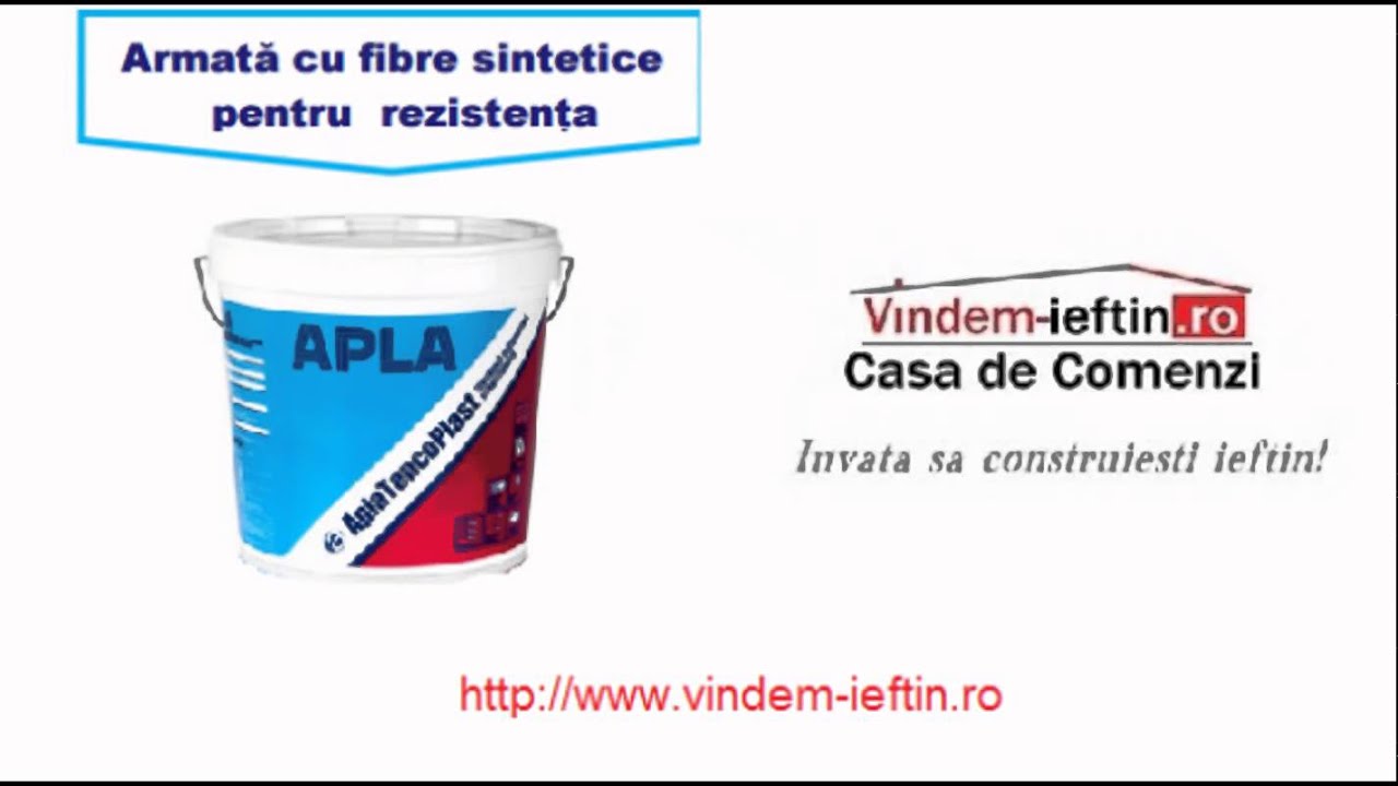 Tencuiala decorativa structurata, Apla TencoPlast, 24kg - YouTube