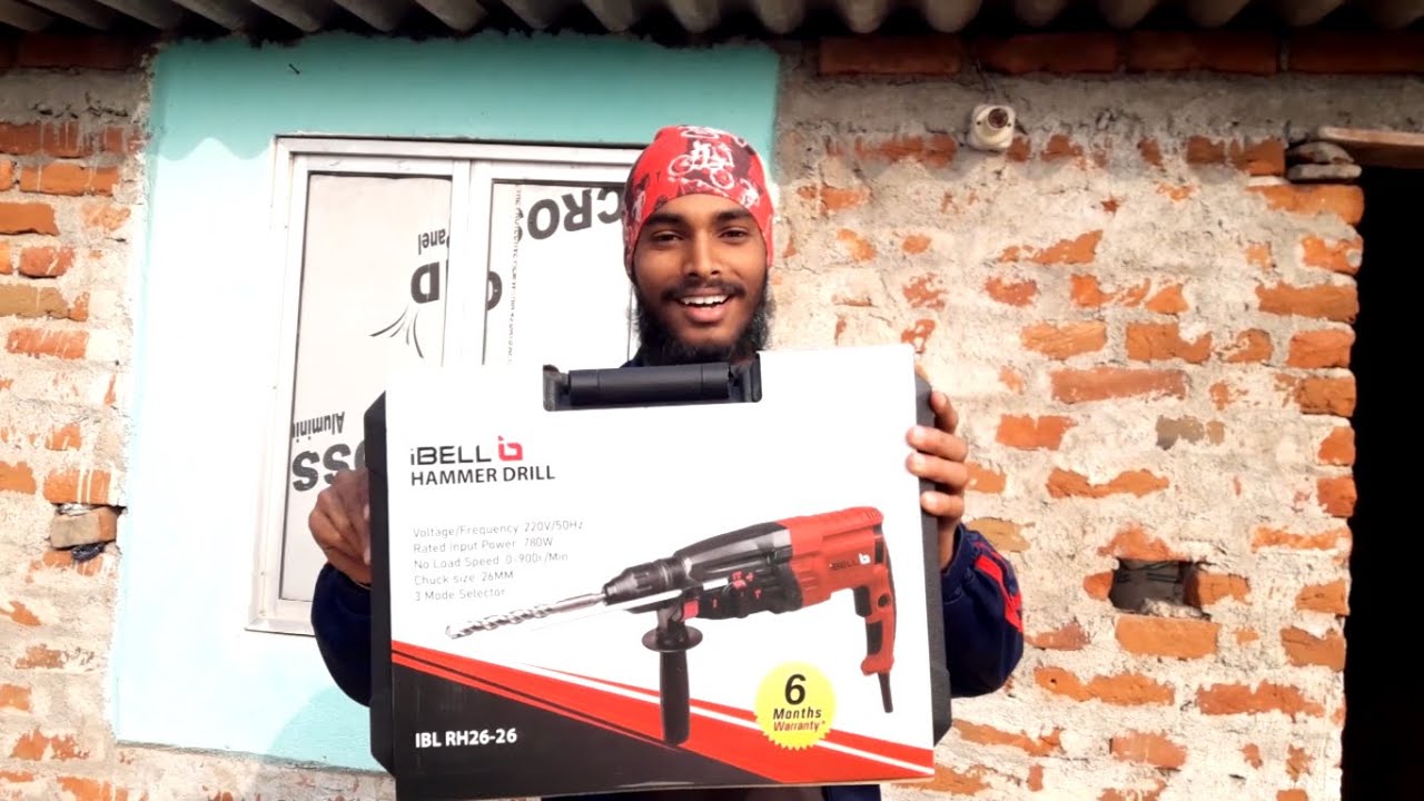 Unboxing IBell Hammer Drill Machine | Made in Indian | IBell Drill ...