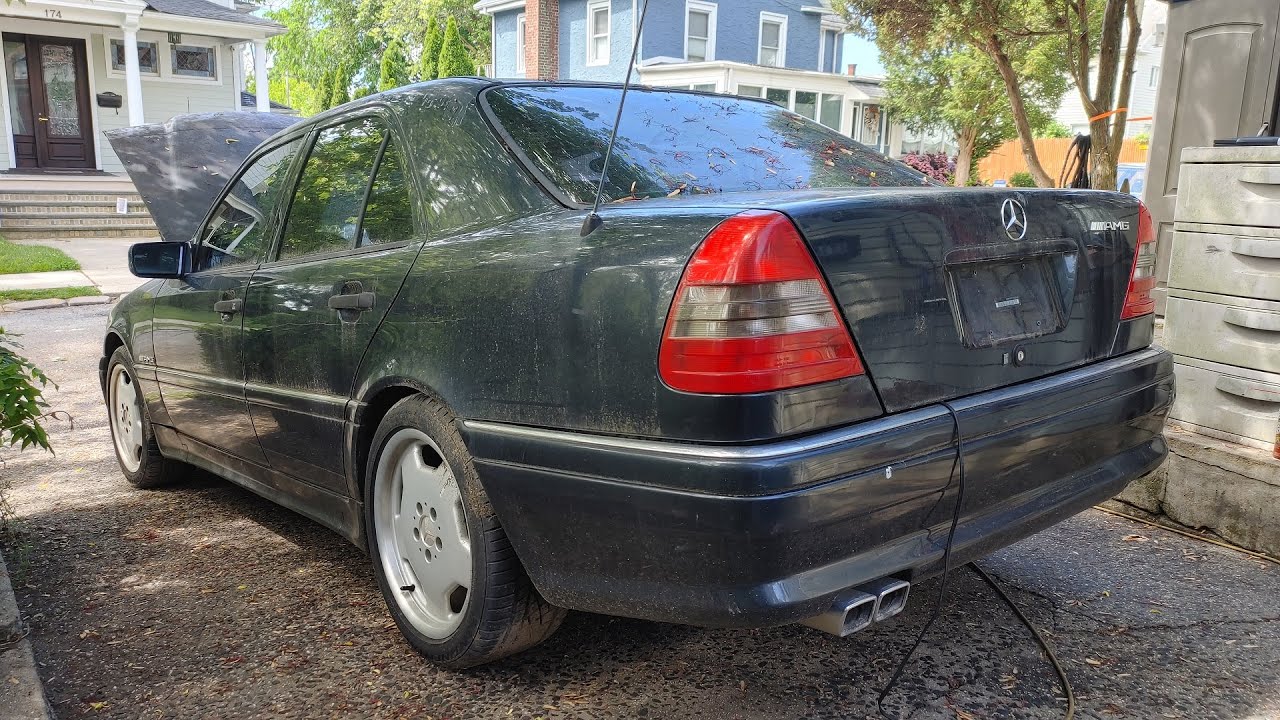 1997 Mercedes C36 AMG project car First look - YouTube