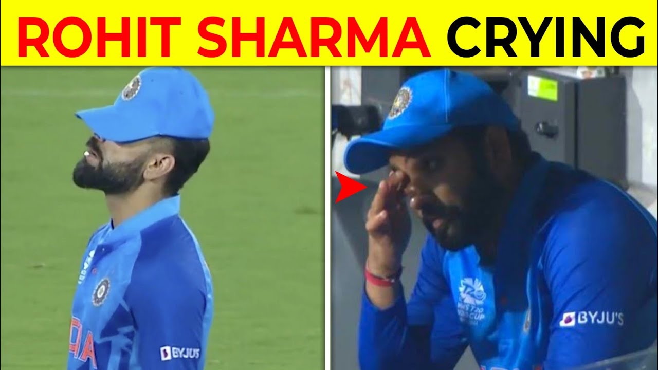 Rohit Sharma And Virat Kohli Crying After India Losing the Semifinal ...