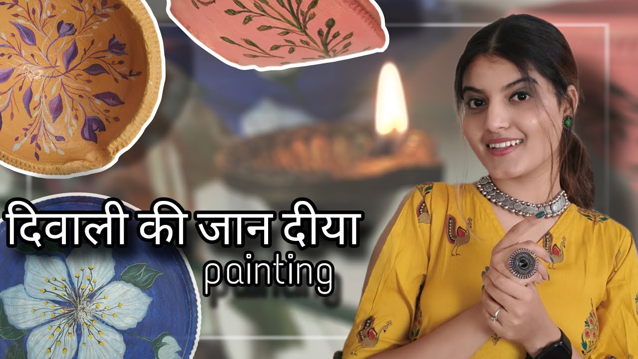 Let's paint diya 🪔 Diwali special PART 1 || Festive season dhamaaka ...