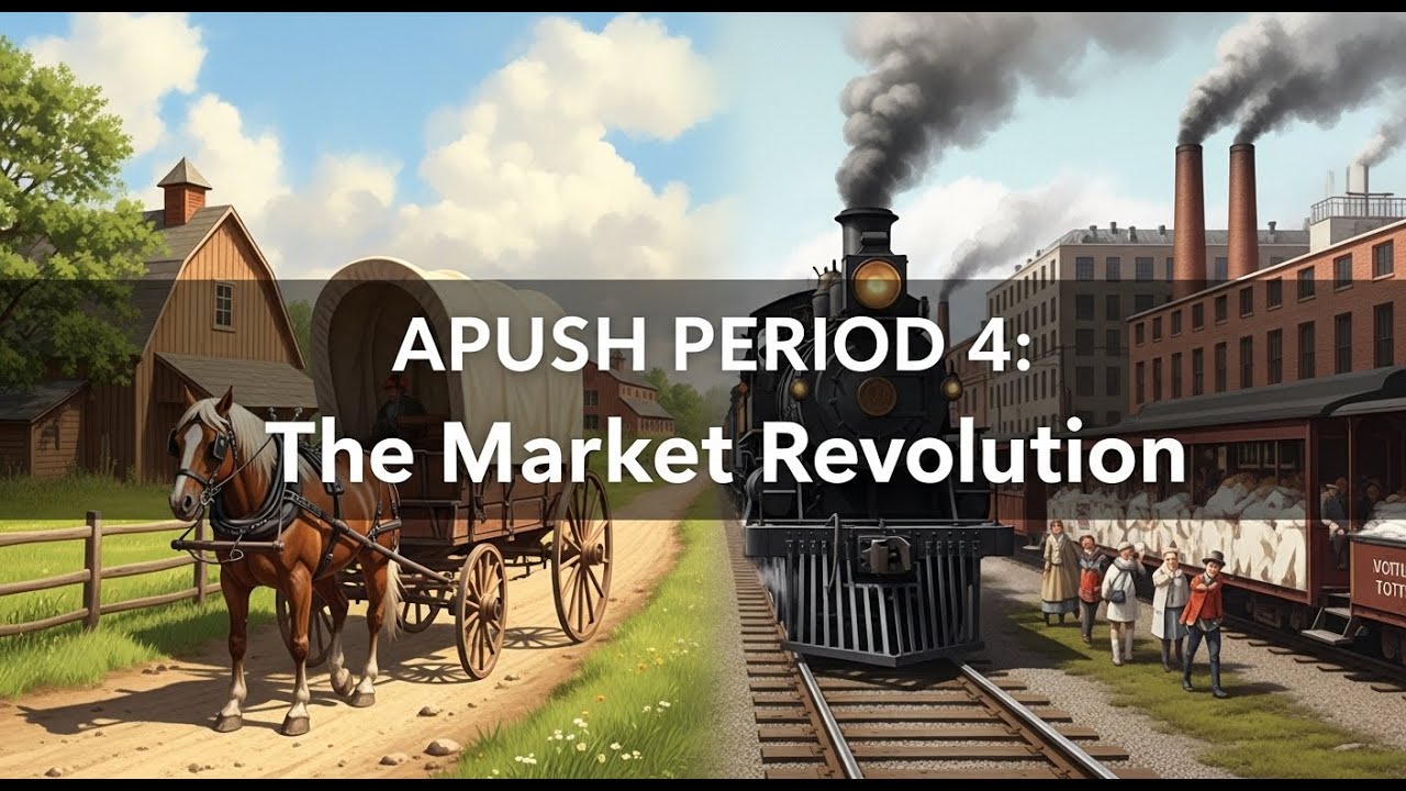 Early Republic and the Market Revolution | Period 4 (1800–1848) | APUSH ...
