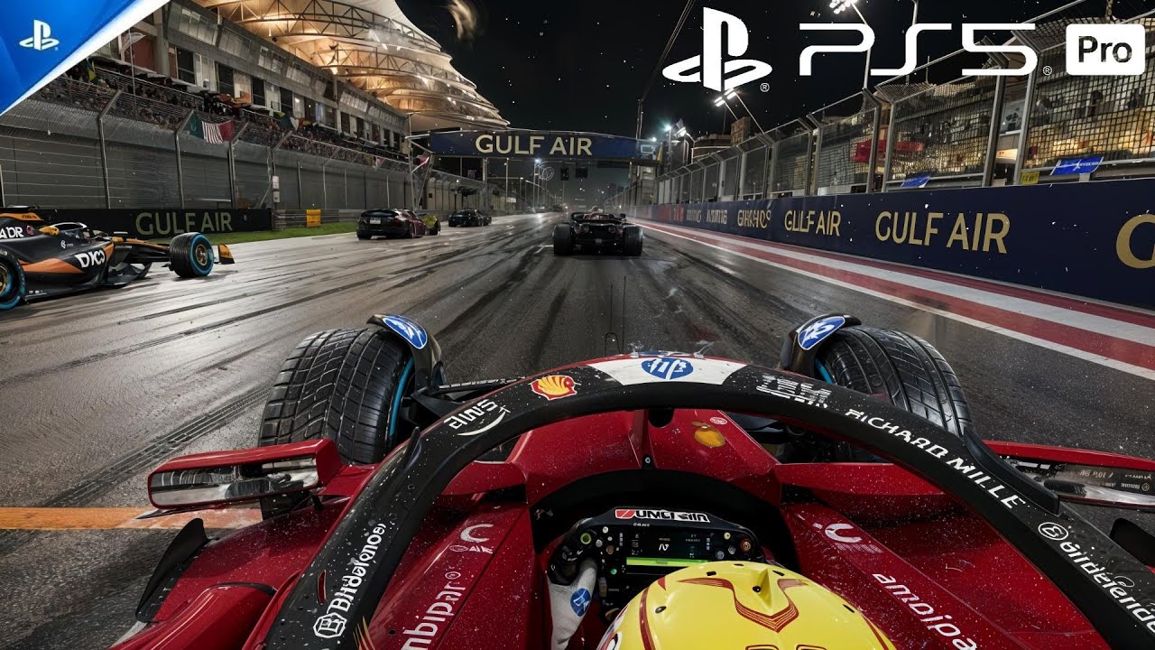 F1 25 BAHRAIN GP IN RAIN LOOKS INCREDIBLE ON PS5 PRO 4K UHDR 60FPS ...