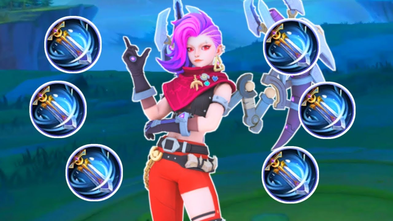 CHALLENGE FULL ITEM BUILD WINDTALKER | NEW HERO IXIA | GAMEPLAY IXIA ...
