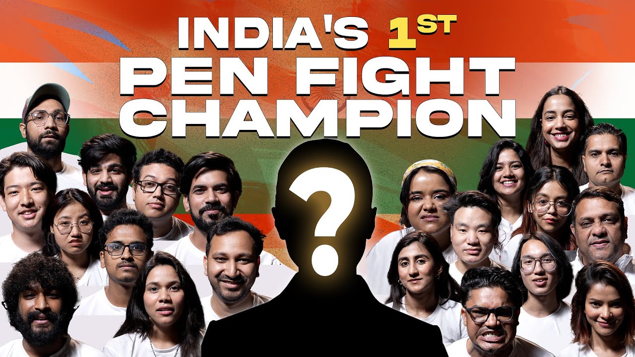 Finding India’s First Pen Fight Champion! - YouTube