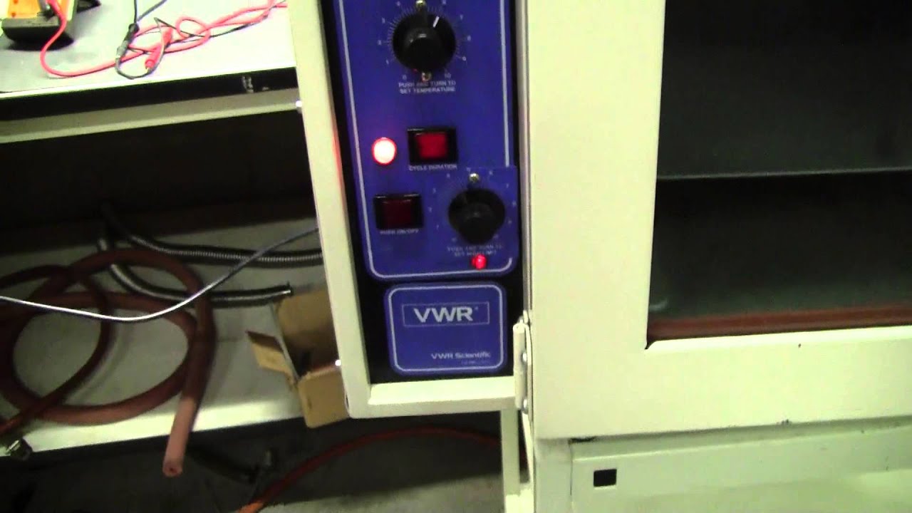 VWR Scientific Vacuum Oven Model 1430 - YouTube