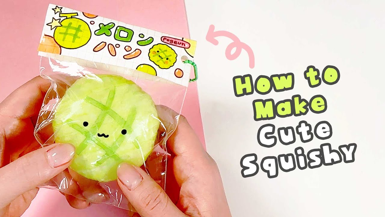 How to make a DIY Bread Squishy easy tutorial l ASMR l No music - YouTube