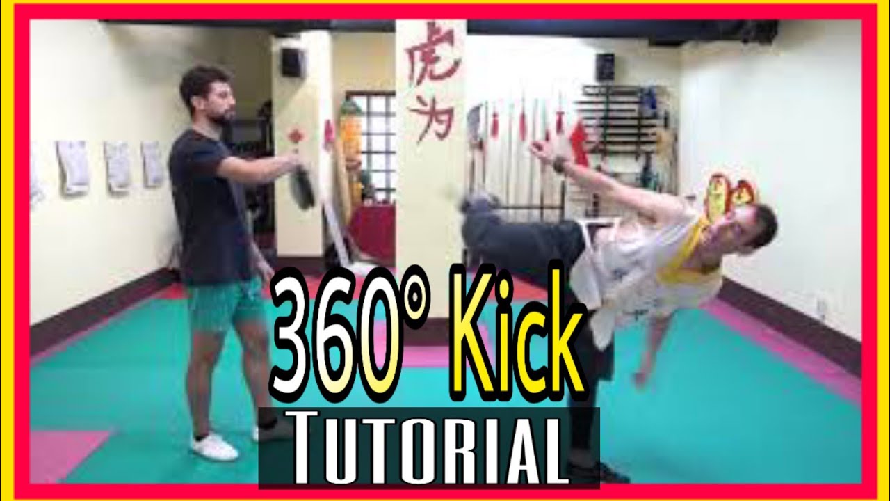 PATADA 360 kick Tutorial FACIL EN UN DIA - YouTube