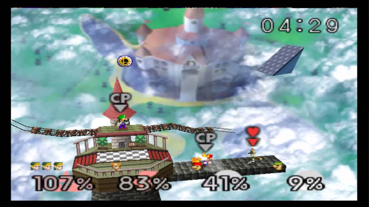 Super Smash Bros Gameplay (n64 - Project 64) - YouTube