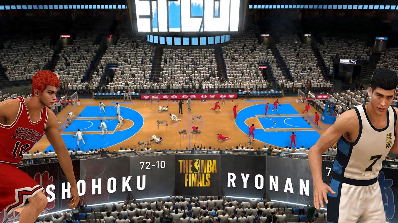 Shohoku vs Ryonan Championship Game: NBA 2K21 Slam Dunk MOD Full ...