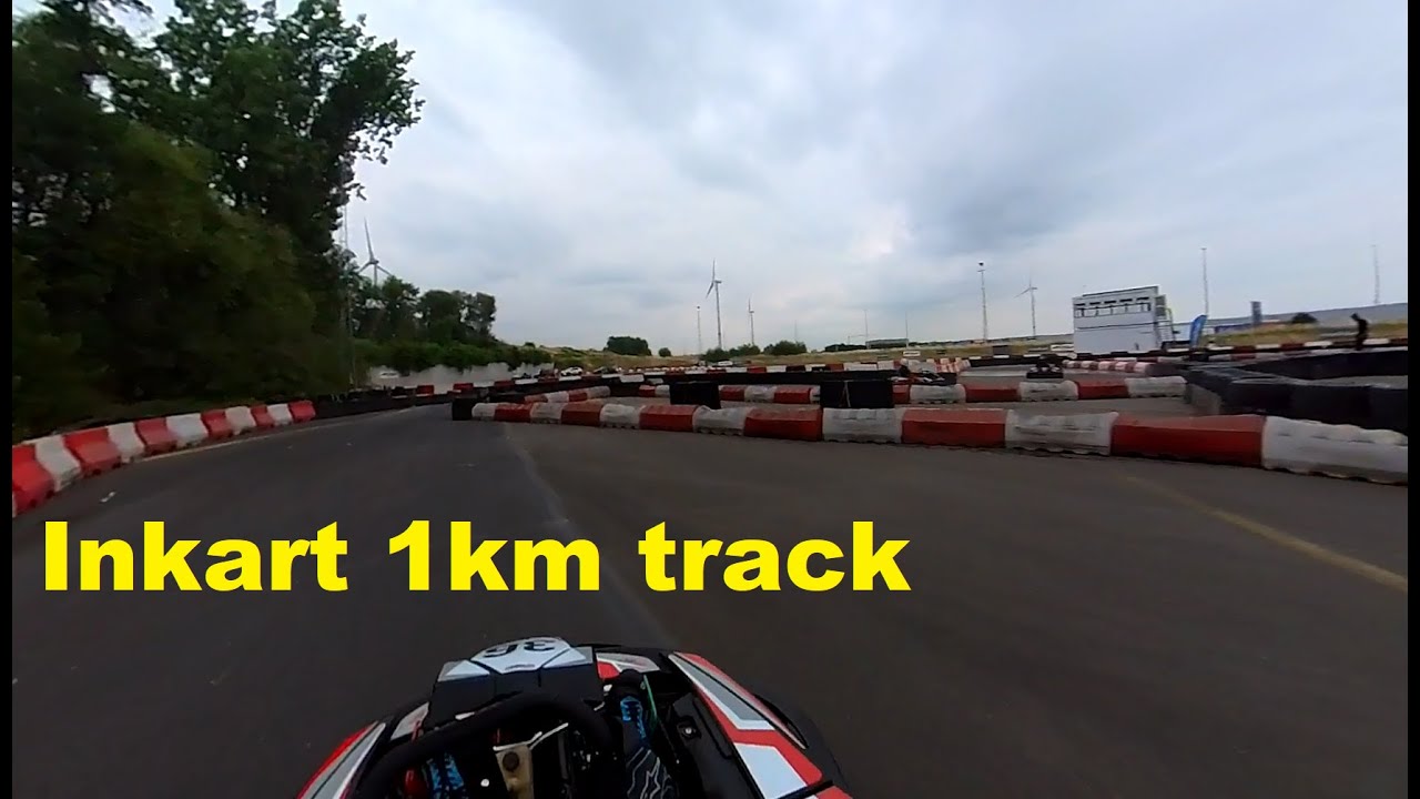 Karting Inkart Puurs 1km indoor/outdoor track 2023 - 1'16"6 - YouTube