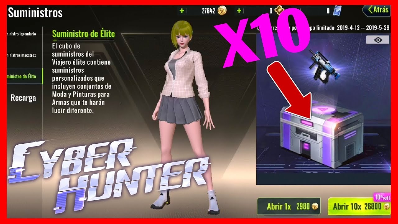 😍Cyber Hunter buscando 👉skins gratis - YouTube