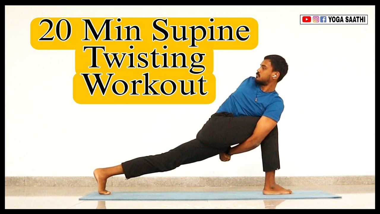 Supine Twisting Exercise/How To Do Twisting Asana/Different Types Of ...