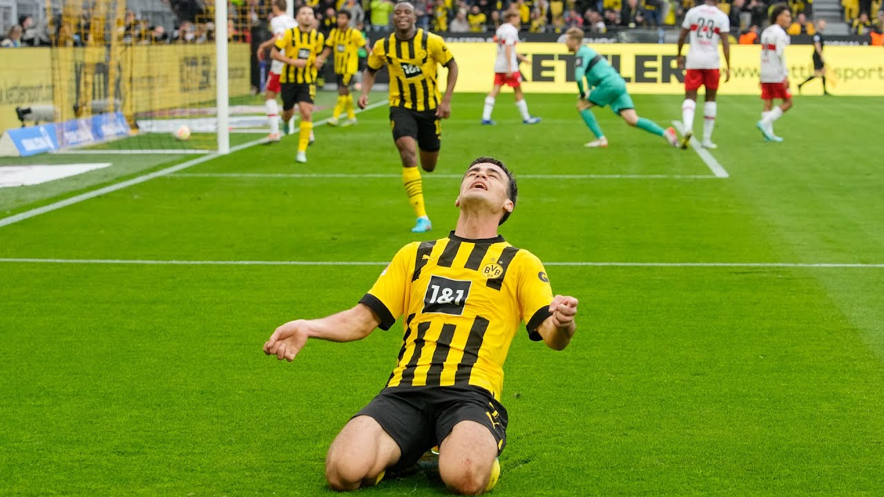 Borussia Dortmund - VFB Stuttgart 5:0 (BVB IST BACK!) - YouTube